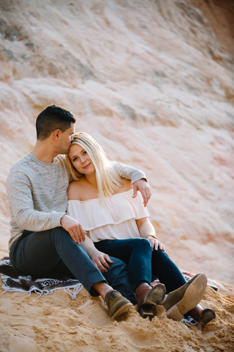 Providence Canyon Engagement. Brock + Bergen » Carolyn Allen Photography