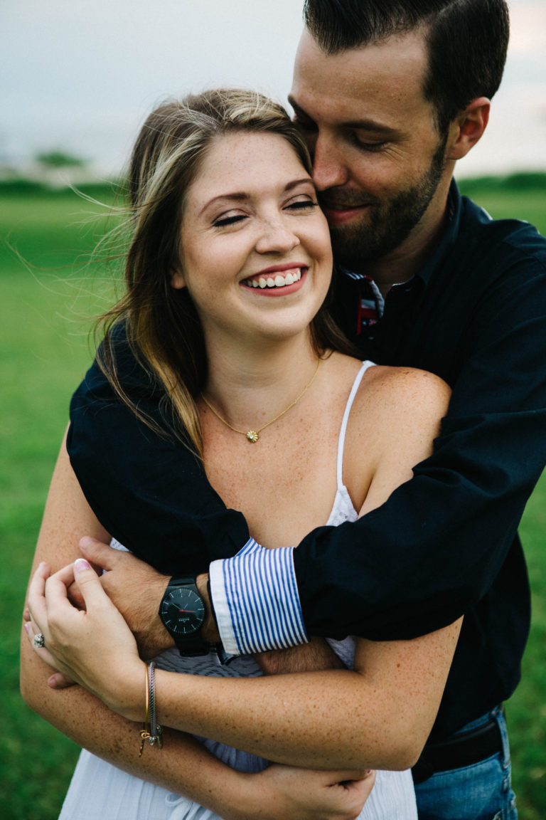 Brenna + Greg | Central Florida Beach Engagement Photographer » Carolyn ...