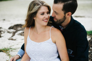 Brenna + Greg | Central Florida Beach Engagement Photographer » Carolyn ...