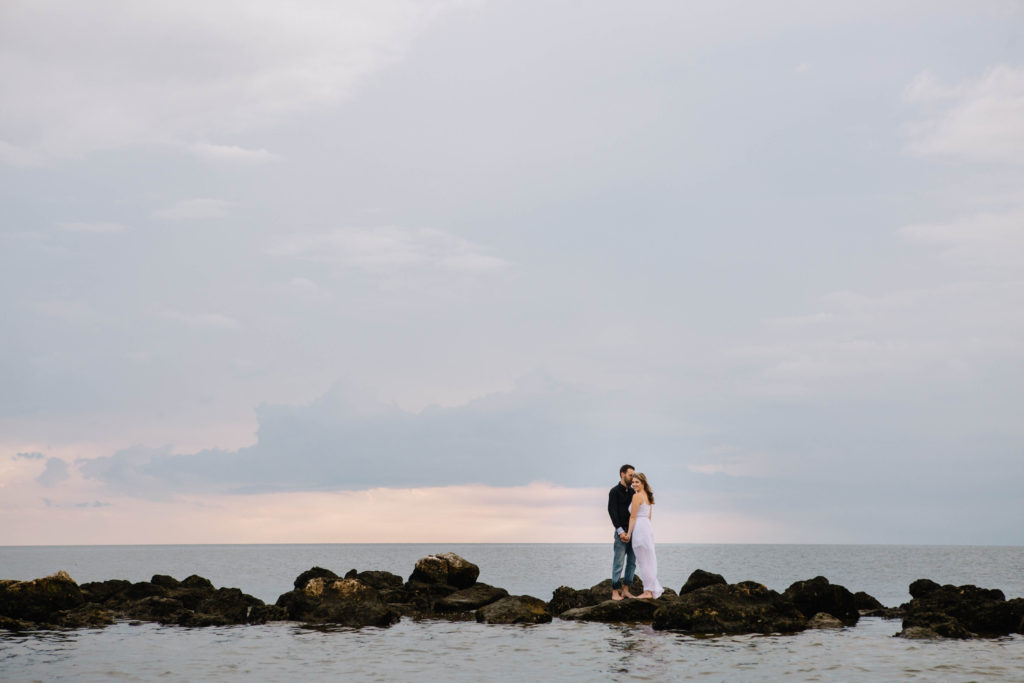 Brenna + Greg | Central Florida Beach Engagement Photographer » Carolyn ...